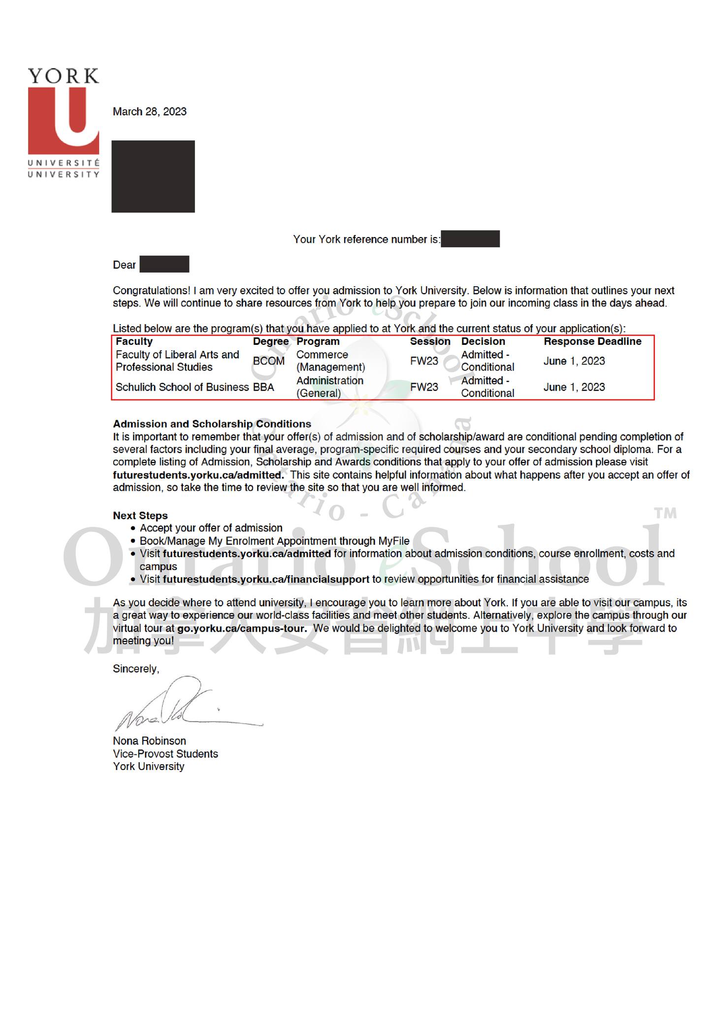 York University - Ontario eSchool